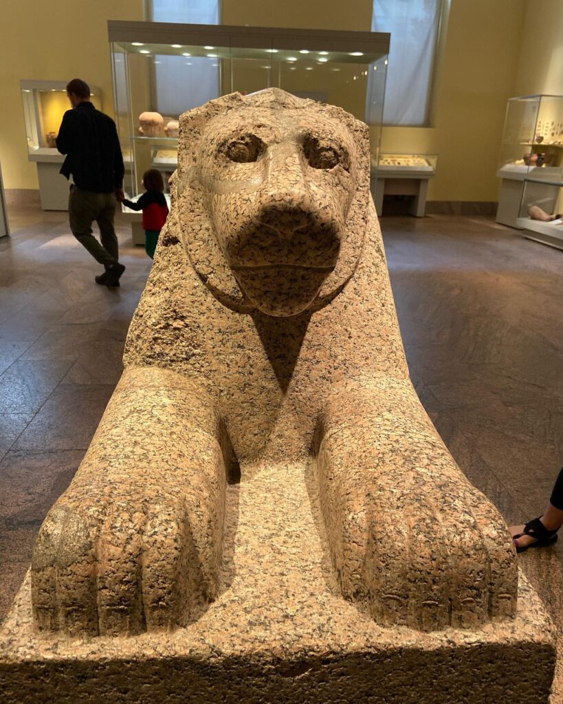 4th Dynasty Lion Statue - Ancient Egypt Blog