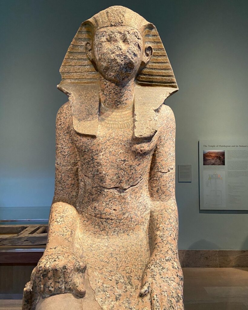 Large Seated Statue of Hatshepsut - Ancient Egypt Blog