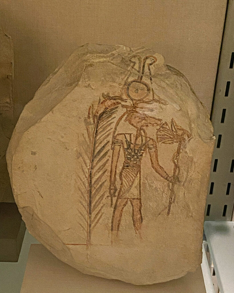 Ostracon of the Crocodile God Sobek - Ancient Egypt Blog