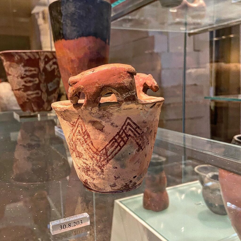 White Cross-Lined Ware Pottery with Hippo - Ancient Egypt Blog